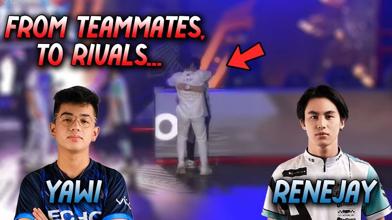 ECHO YAWI HUGS RENEJAY BEFORE THEIR MATCH... - YouTube