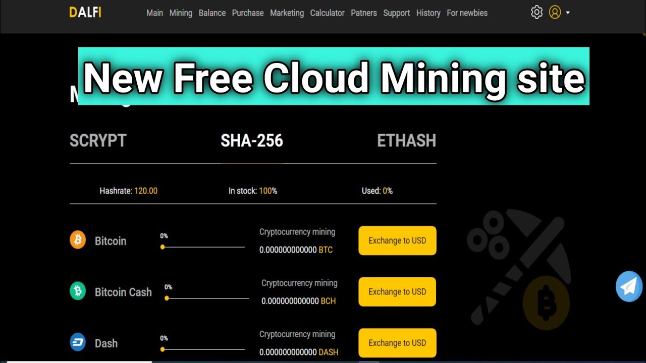 New Free Coin Mining Website | Cloud Mining Site | Zero Investment ...
