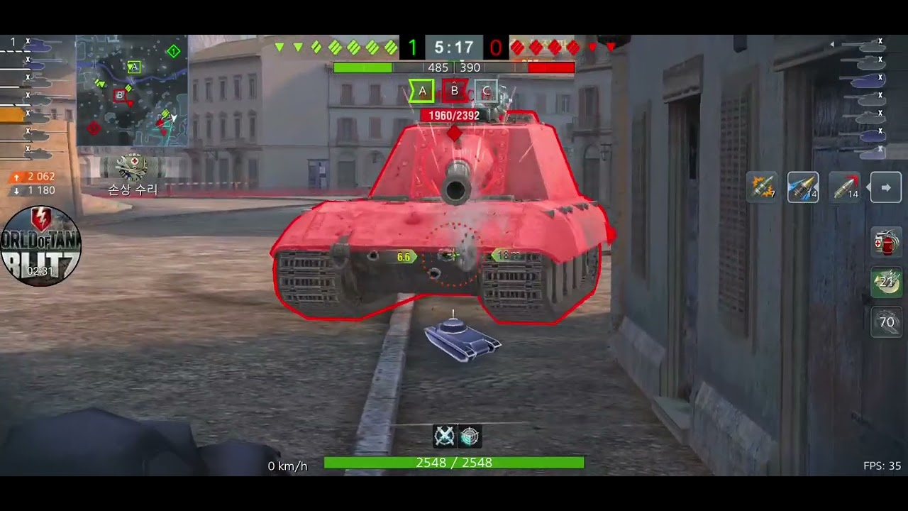 World of Tanks Blitz 블리츠 10티 수집가탱 영국 Super Conqueror 중전차 - YouTube