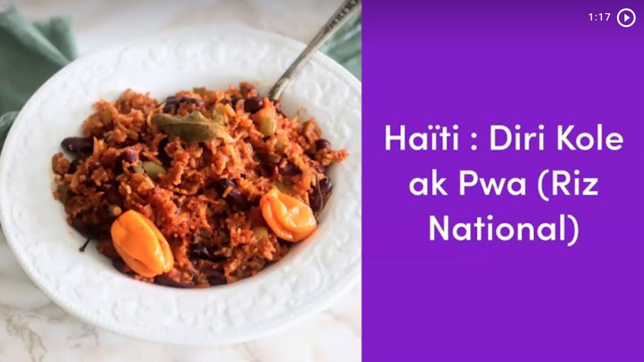 Diri Kolé ak Pwa (Riz National) - Recette Traditionnelle Haïtienne ...