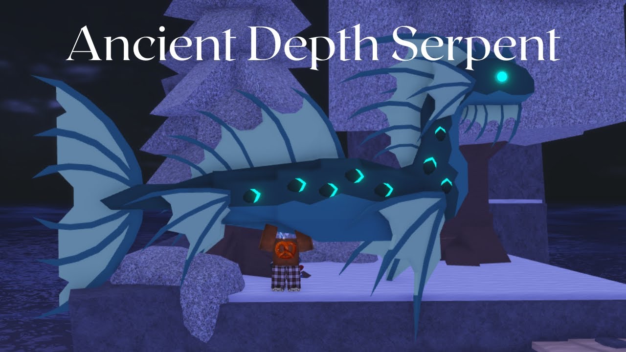I caught the ANCIENT DEPTH SERPENT in Roblox Fisch - YouTube