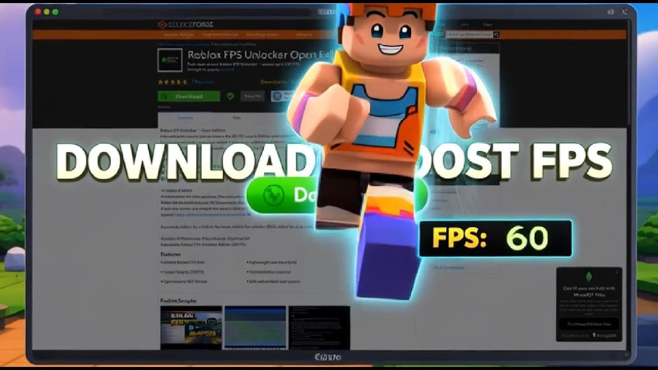 Roblox FPS Unlocker 2026 — Boost FPS from 60 to 240 (Easy Guide) - YouTube