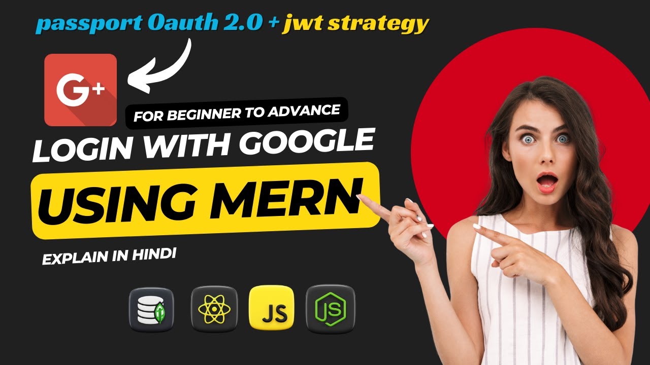 Google Login in MERN Stack with JWT | Passport.js OAuth2 Tutorial #coding - YouTube