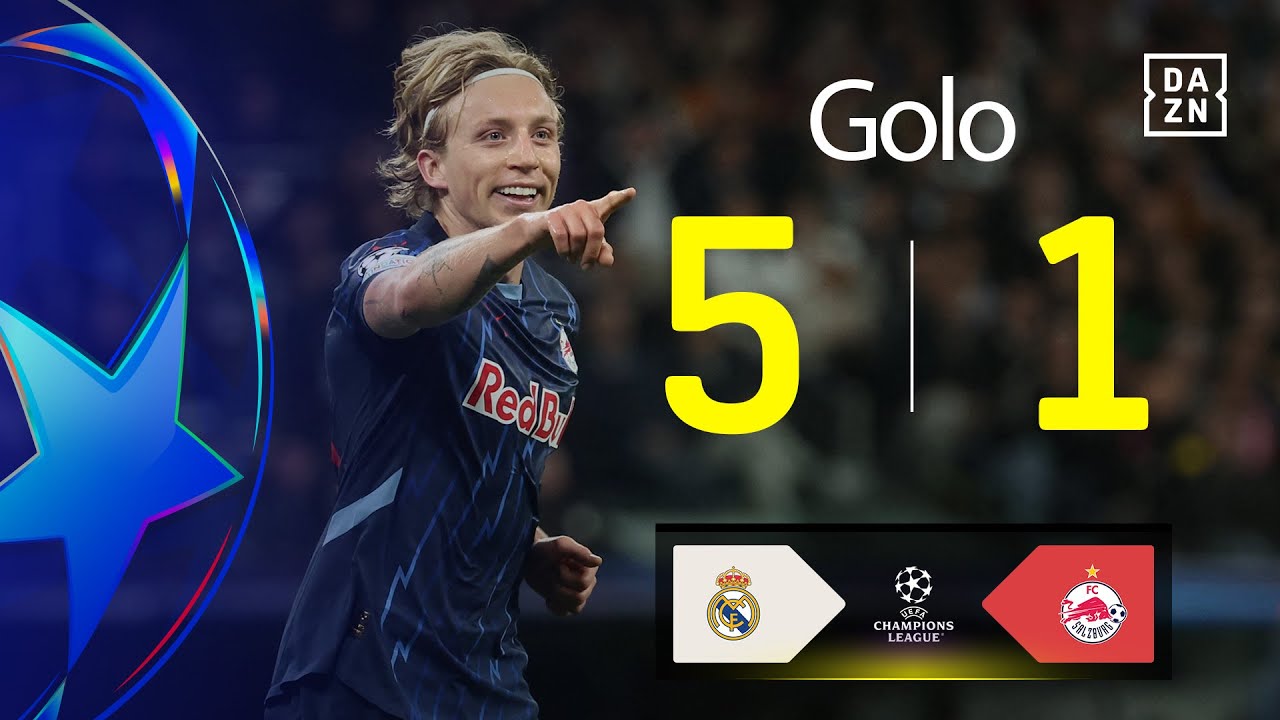 Golo de Bidstrup | Real Madrid 5-1 Salzburg | Champions League 24/25 ...