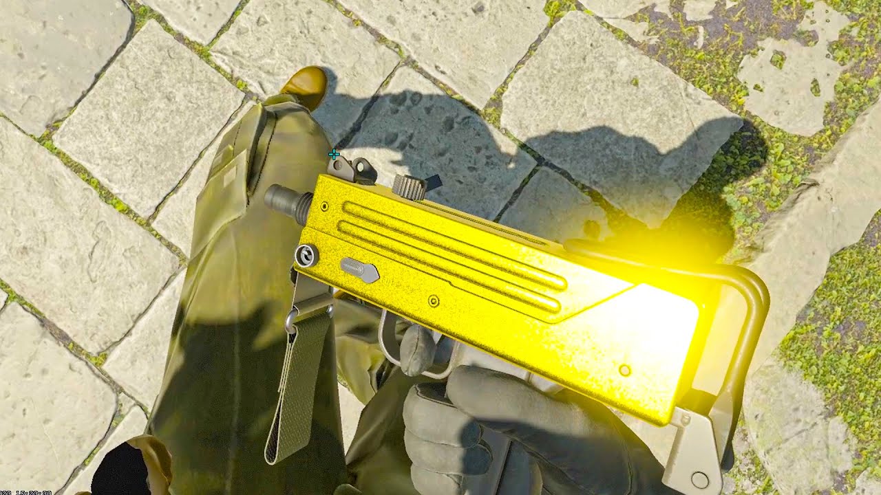 CS2 Updated MAC 10 GOLD BRICK INGAME - Inspecting MAC 10 Gold Brick in ...