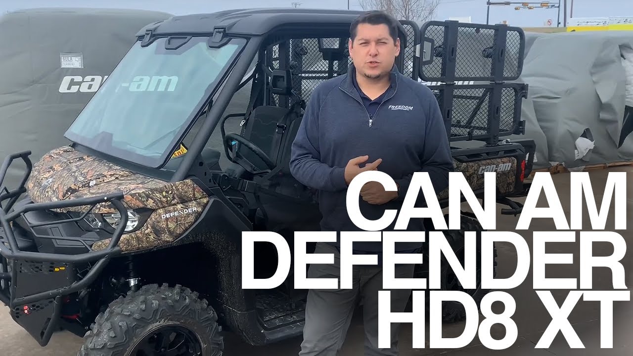 2020 Can-Am Defender HD8 XT Overview - YouTube