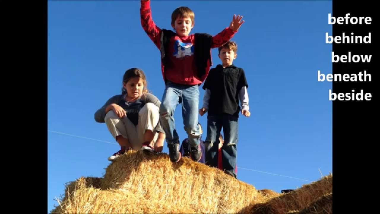 CC, Cycle 1, English song weeks 1 -12 Prepositions - YouTube