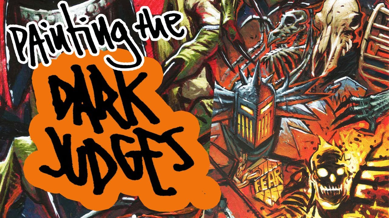 THE DARK JUDGES painting - with commentary - YouTube