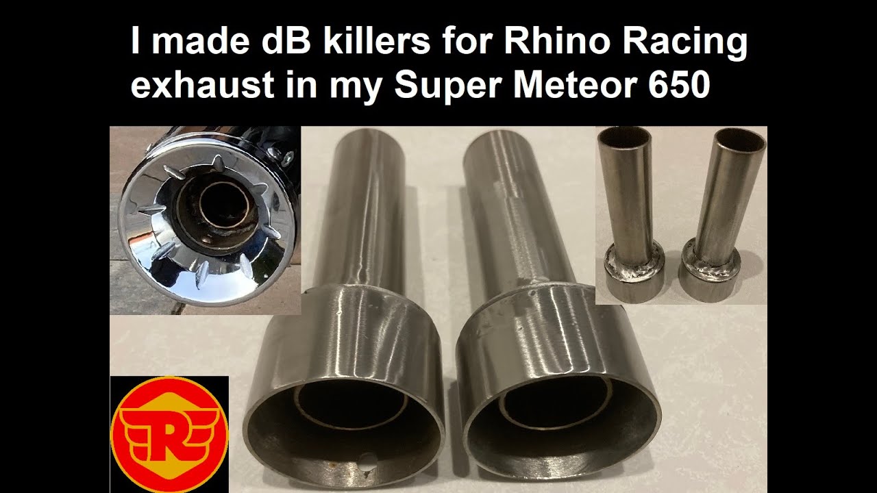 I designed and made dB killers for Rhino Racing exhaust (RE Super ...