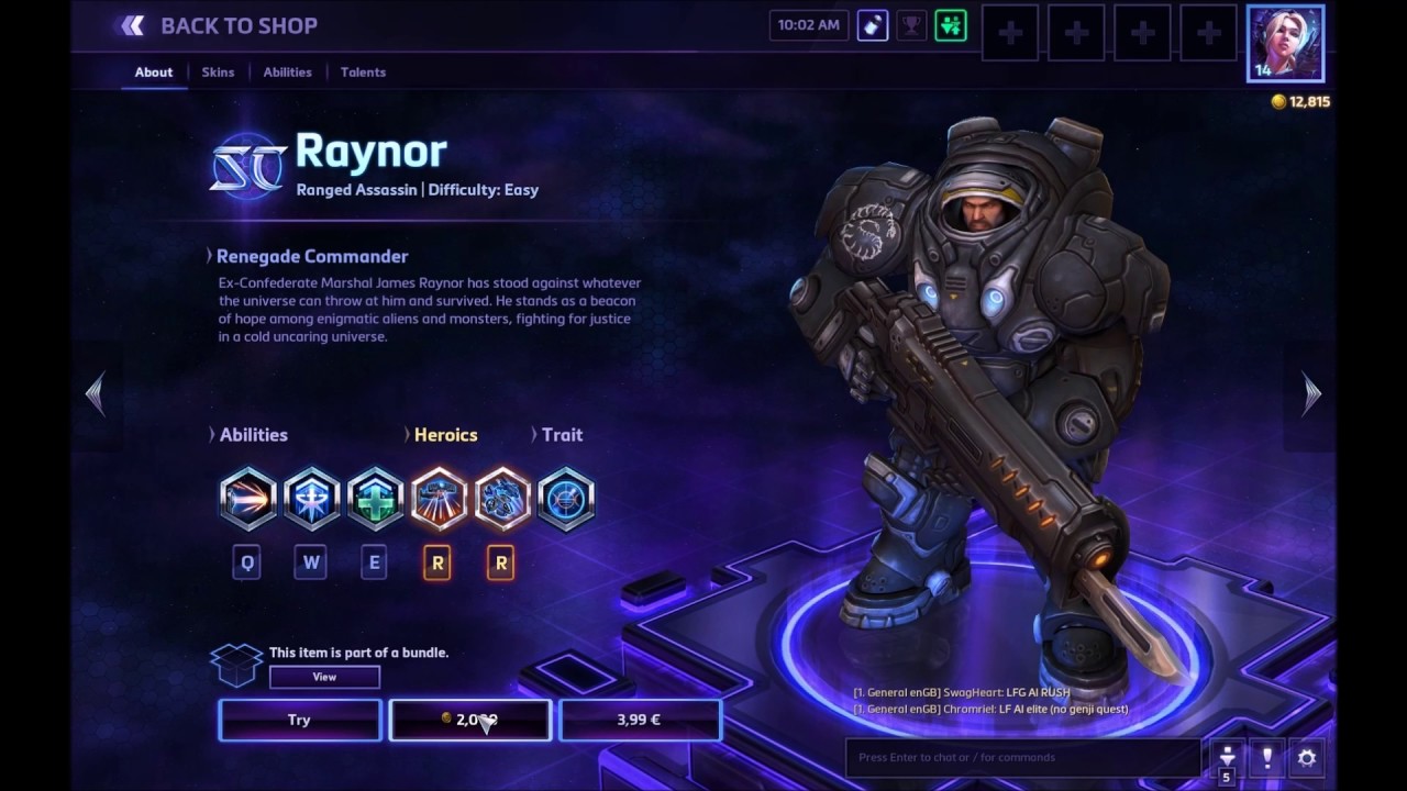 RAYNOR hero buy animation - YouTube