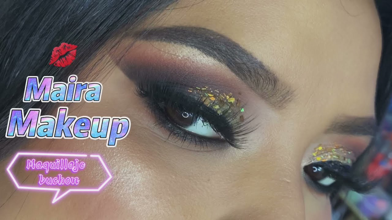 Recreación de maquillaje buchon 👩🏾👩🏻💋 - YouTube