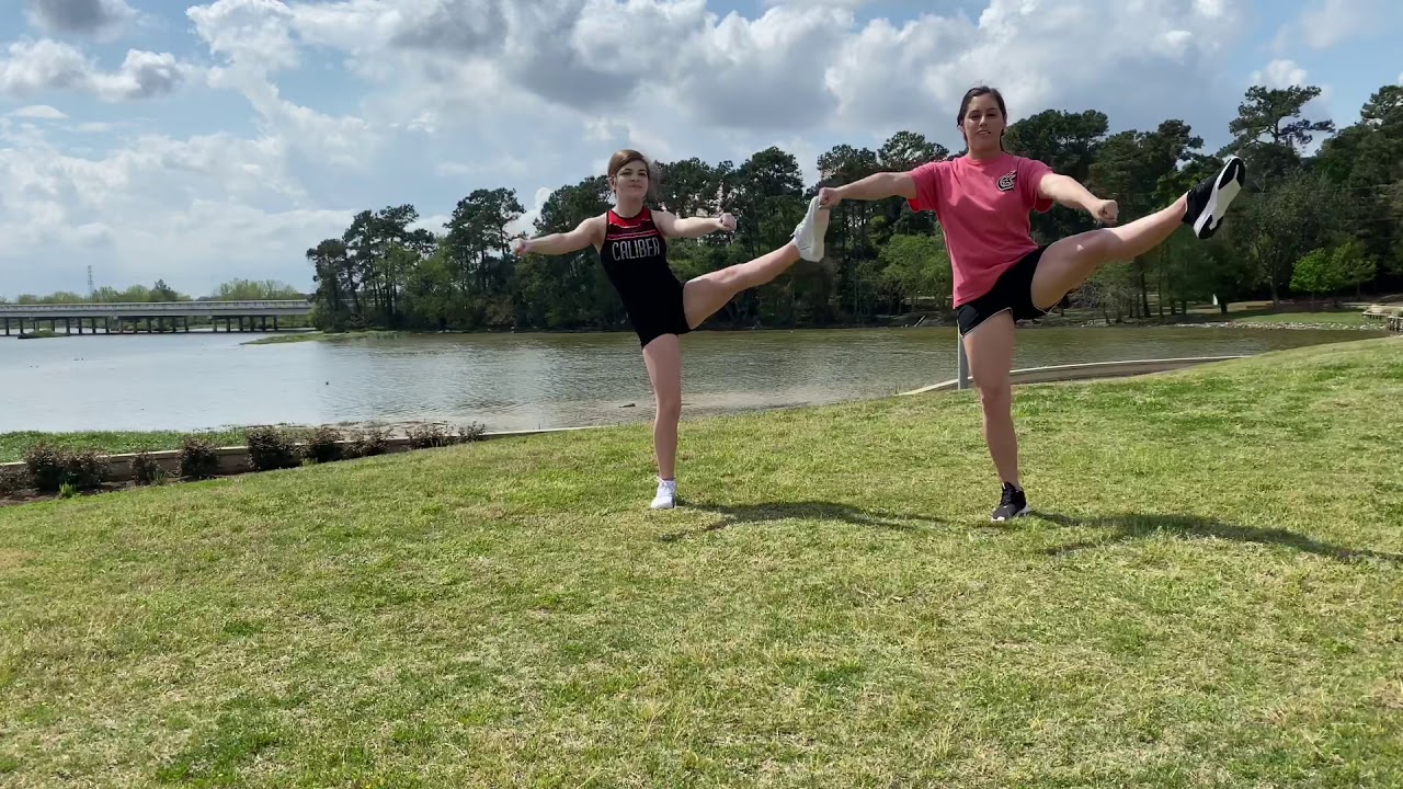 Caliber Cheer jump technique and conditioning workout - YouTube