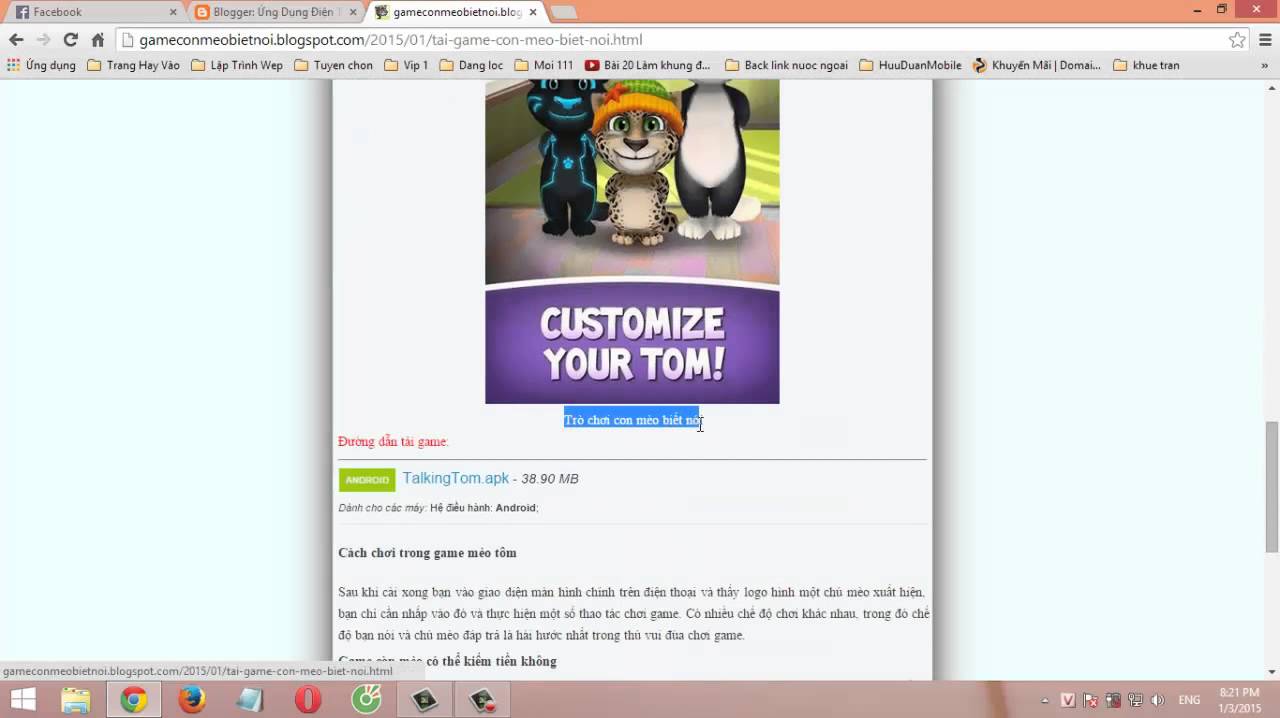 Tải game con mèo biết nói - YouTube