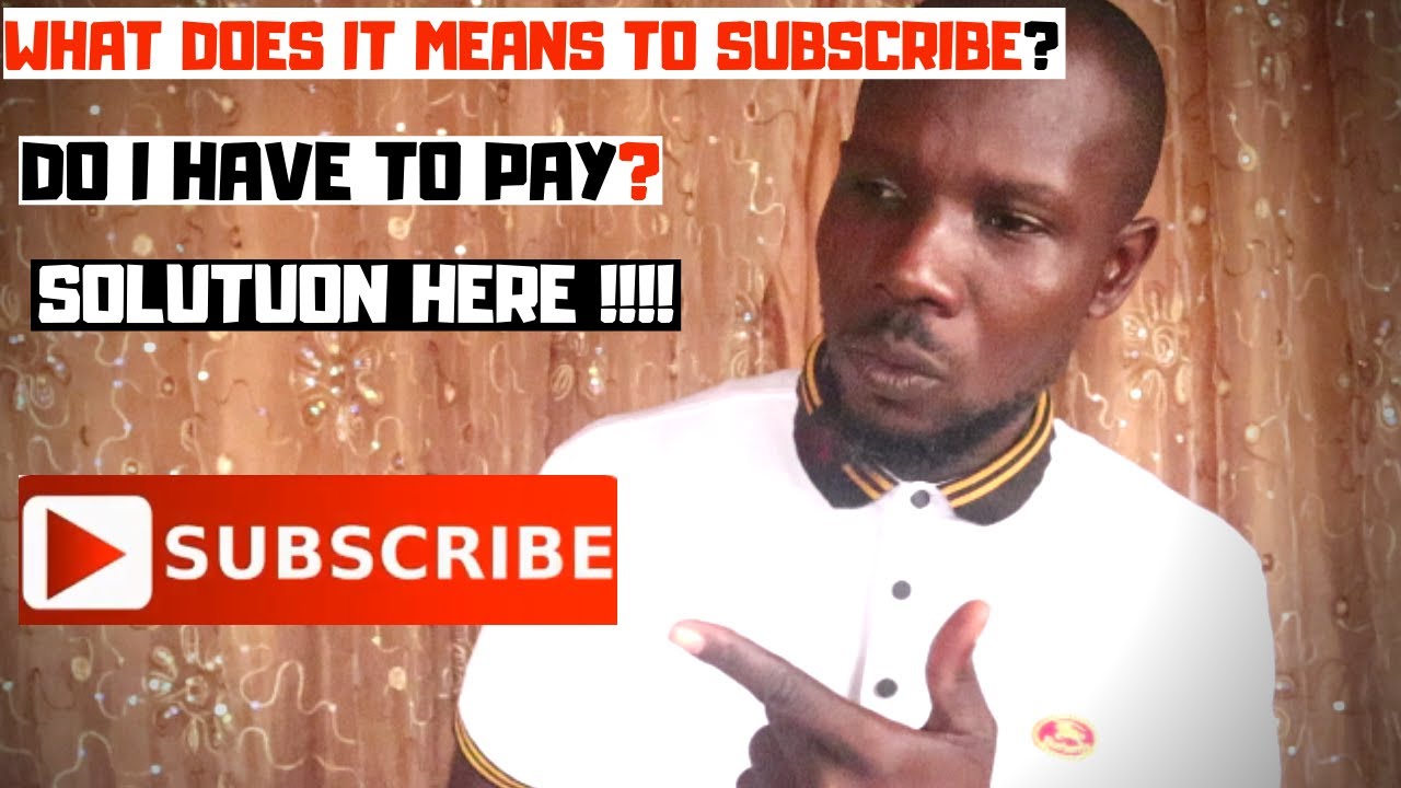WHAT DOES SUBSCRIBE MEAN? - YouTube