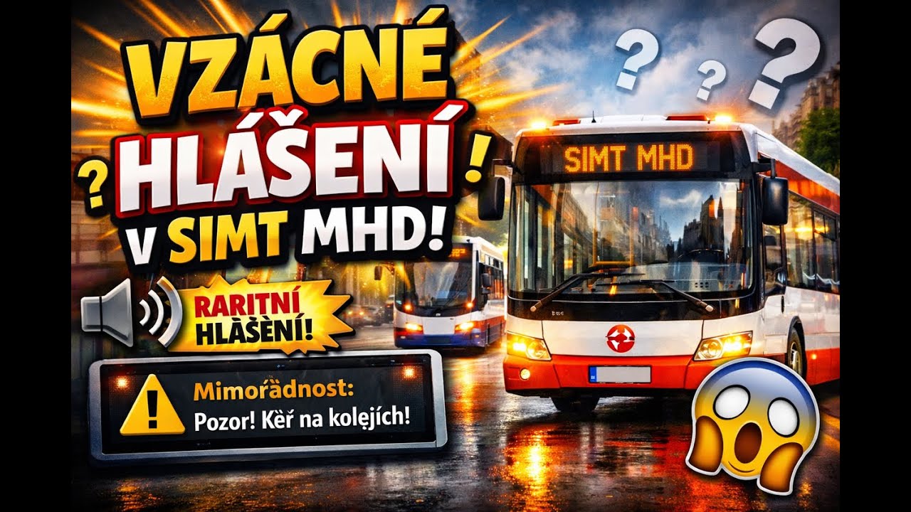 vzácné hlášení v SIMT MHD - YouTube