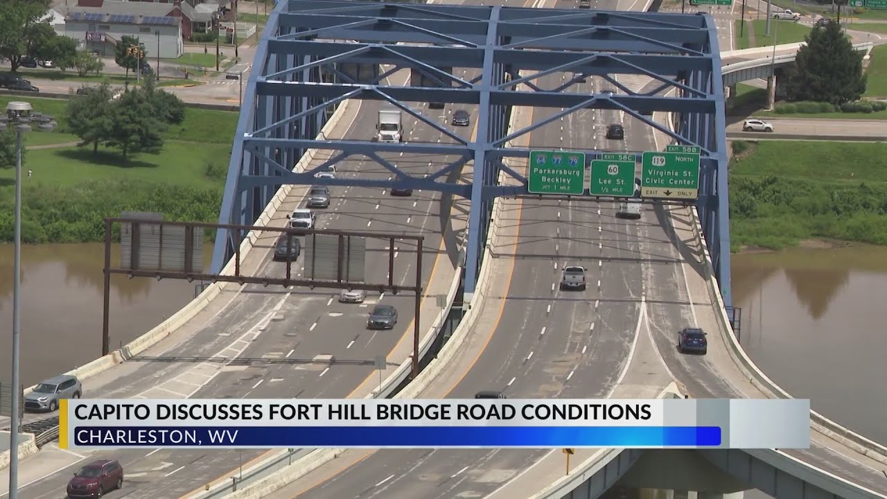 Capito discusses Fort Hill Bridge, I-64 road conditions - YouTube