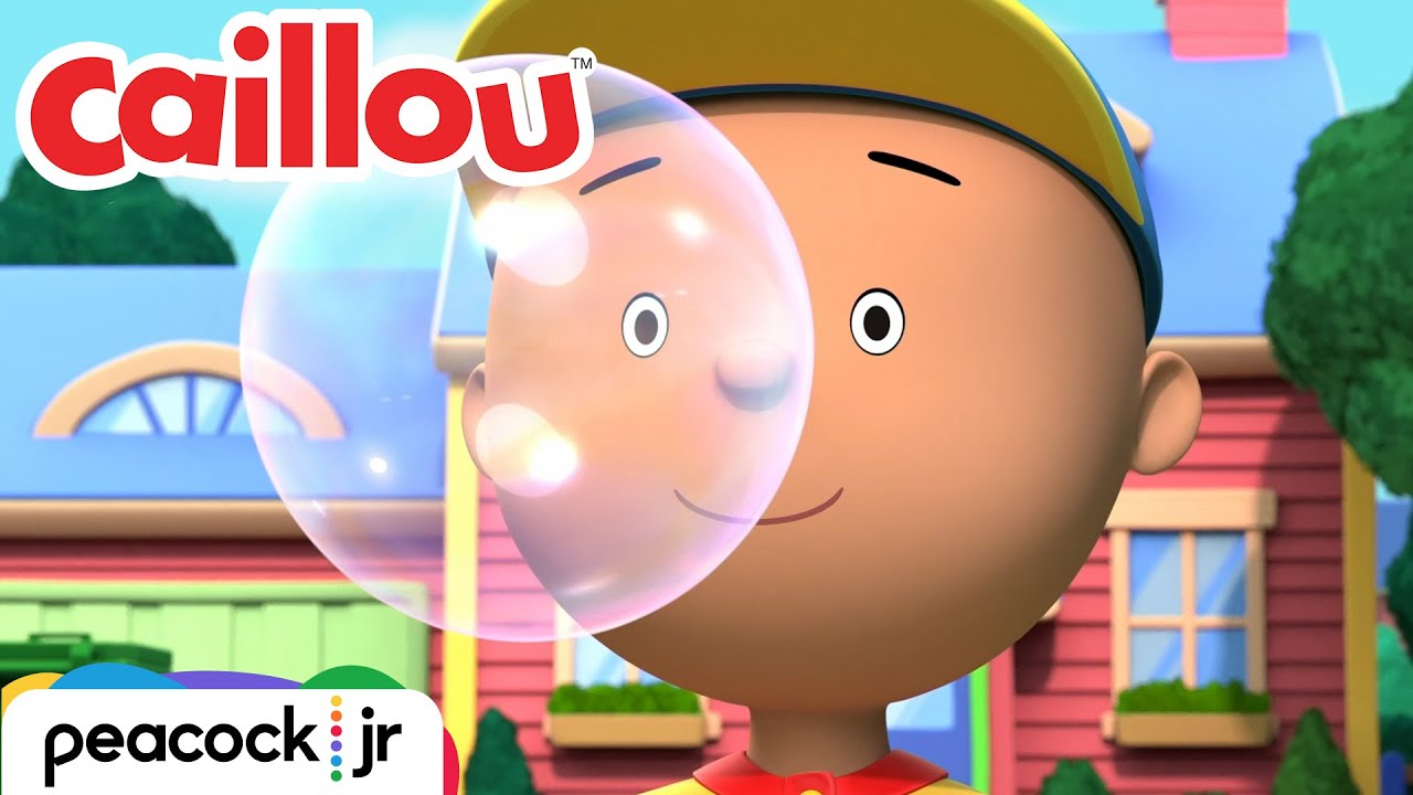 Bubbly BOOP! Caillou Tries Bubble Magic 🫧 | CAILLOU - YouTube