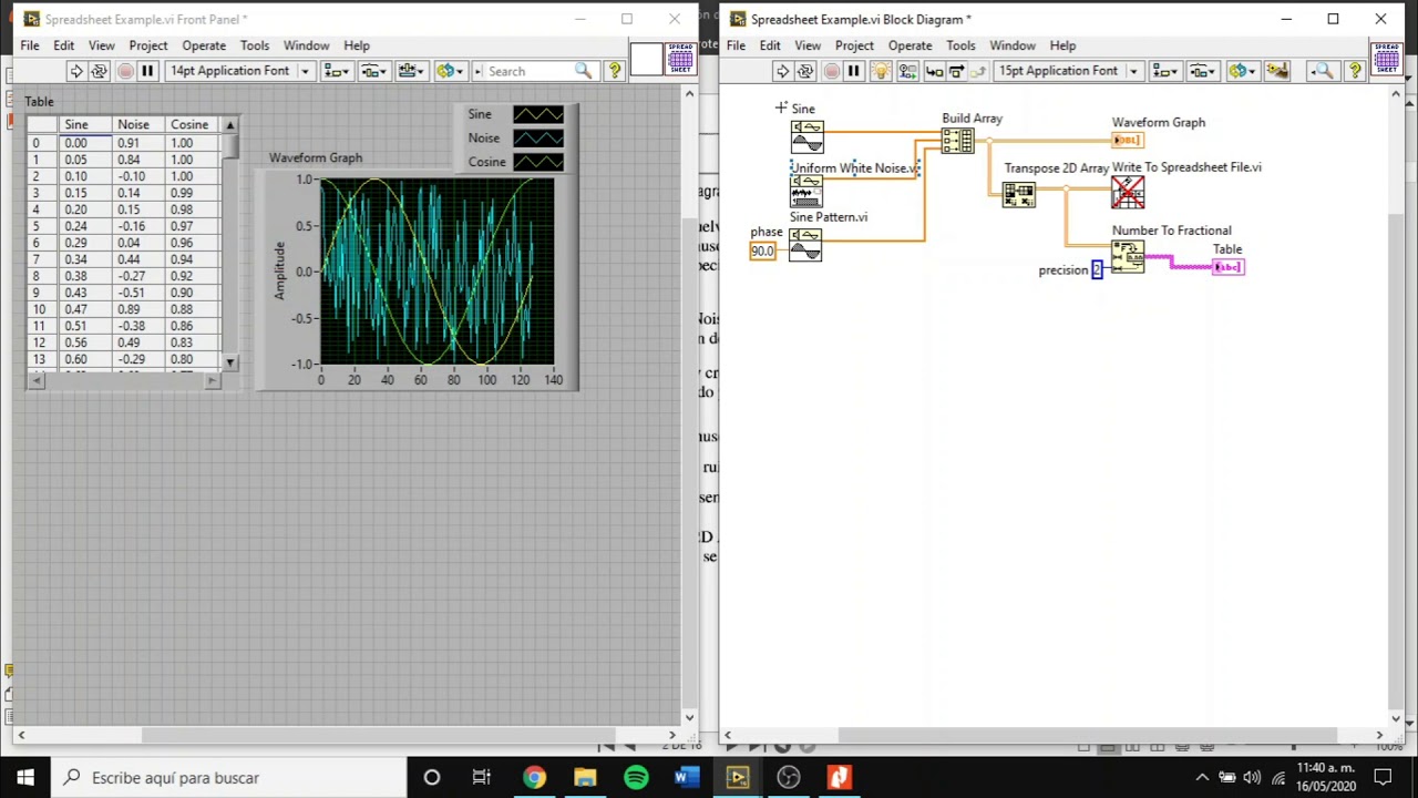 Ejercicios sección 6 LABVIEW - YouTube
