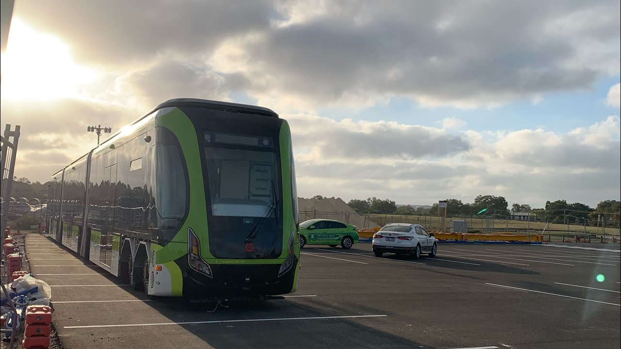 TRACKLESS TRAM HAS UNVEILED! - YouTube