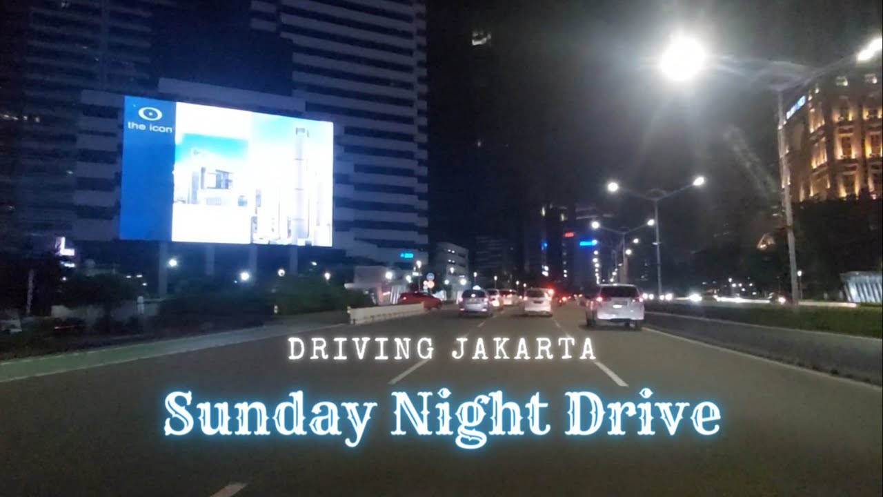 [Midnight Drive] Jakarta by Night: A Relaxing ASMR Drive Along Jalan ...