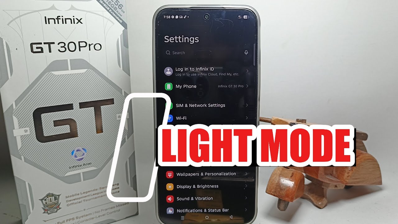 How To Light Mode On Infinix GT 30 Pro - YouTube