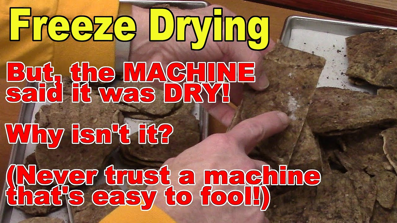 But, the MACHINE said it was DRY! Why isn't it? (Never trust a machine ...