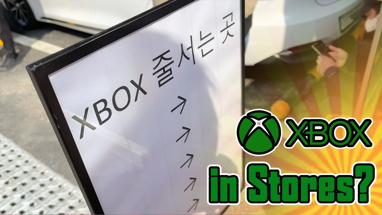 XBOX Series X in KOREA - 1st time in store availability ! - YouTube