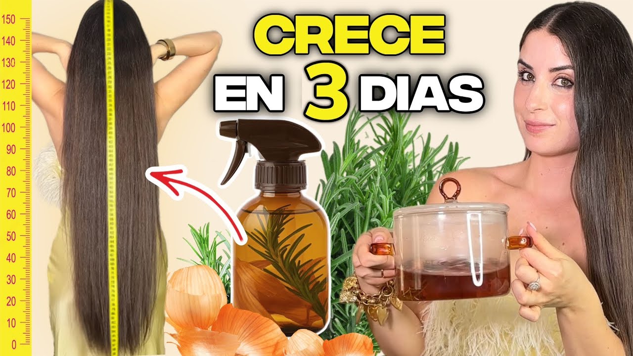 CRECE TU CABELLO EN DÍAS CON SÓLO 2 INGREDIENTES QUE TENEMOS EN CASA ...