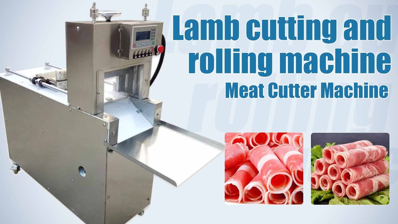Automatic meat cutting machine|Lamb cutting and rolling machine| |meat ...