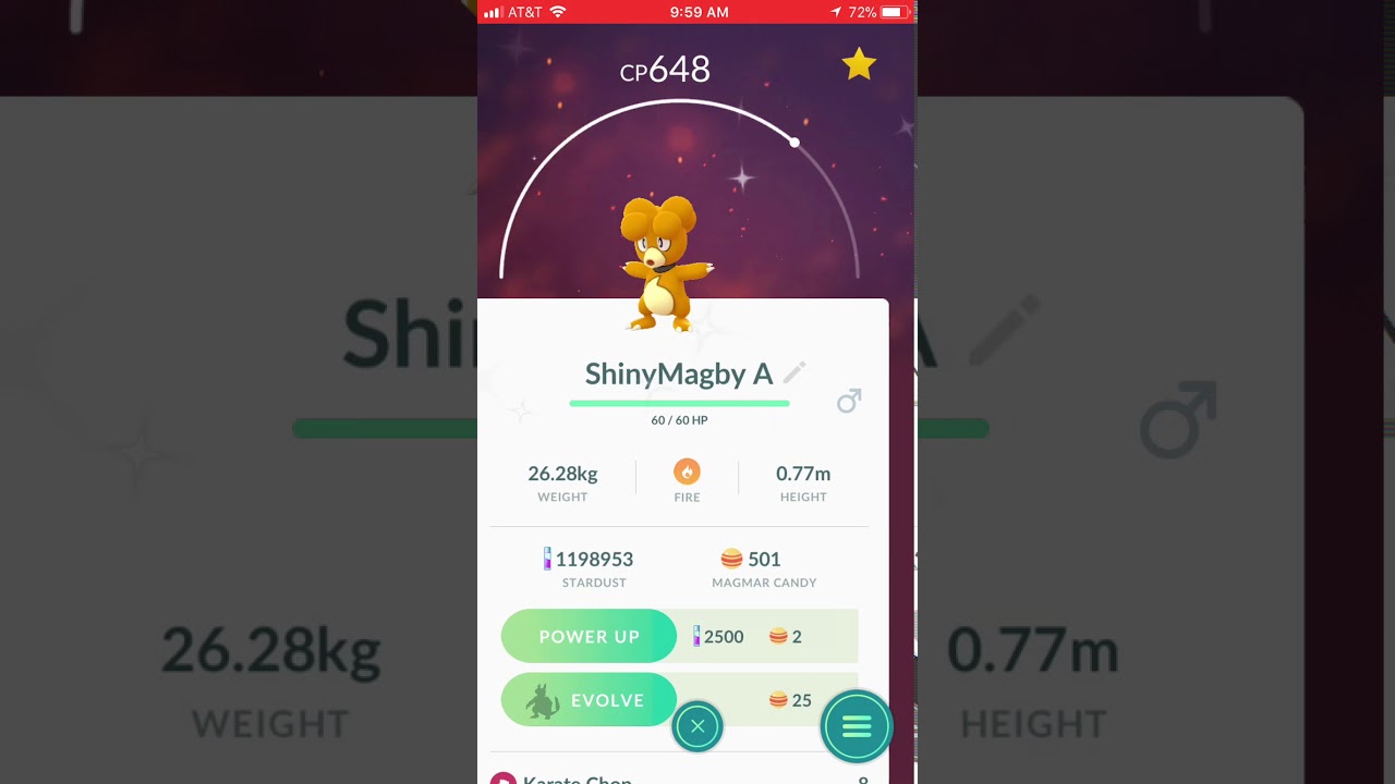 Shiny Magby in Pokémon Go!!!! - YouTube