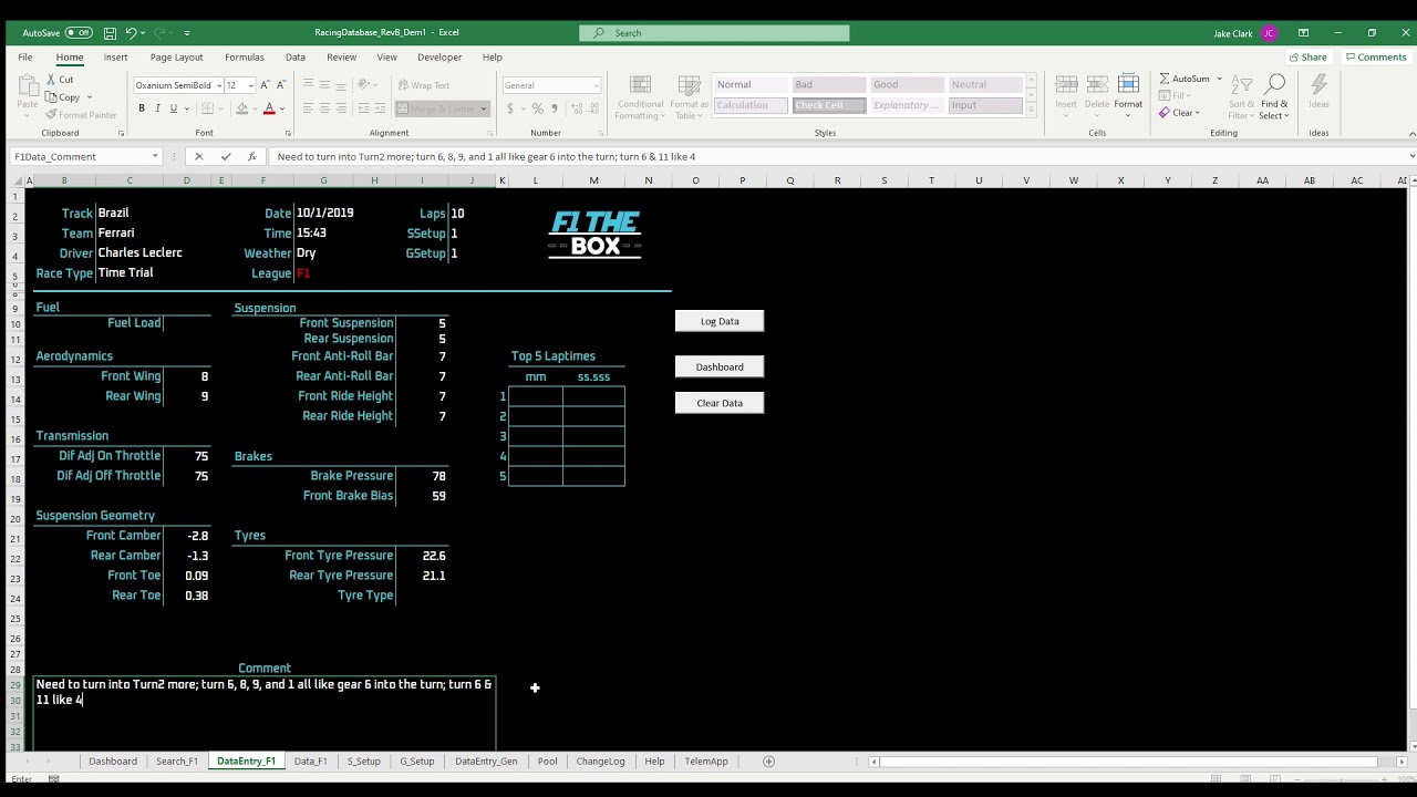 Formula 1 | F1TheBox | Database How To - Version B - YouTube