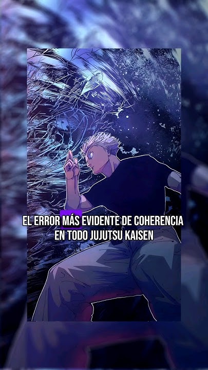 El error más evidente en Jujutsu Kaisen #jujutsukaisen #jjk #yuta # ...