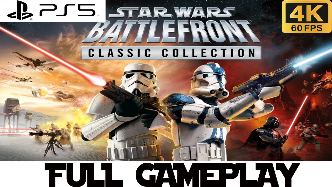 Star Wars Battlefront 1 & 2 Full Campaign (PS5 4K 60fps) - Star Wars ...
