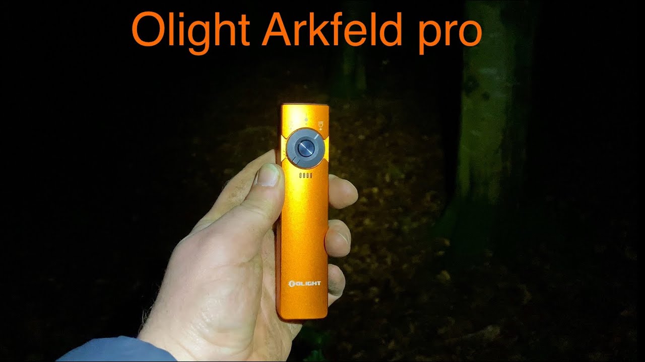 Olight Arkfeld pro, a great edc flashlight - YouTube