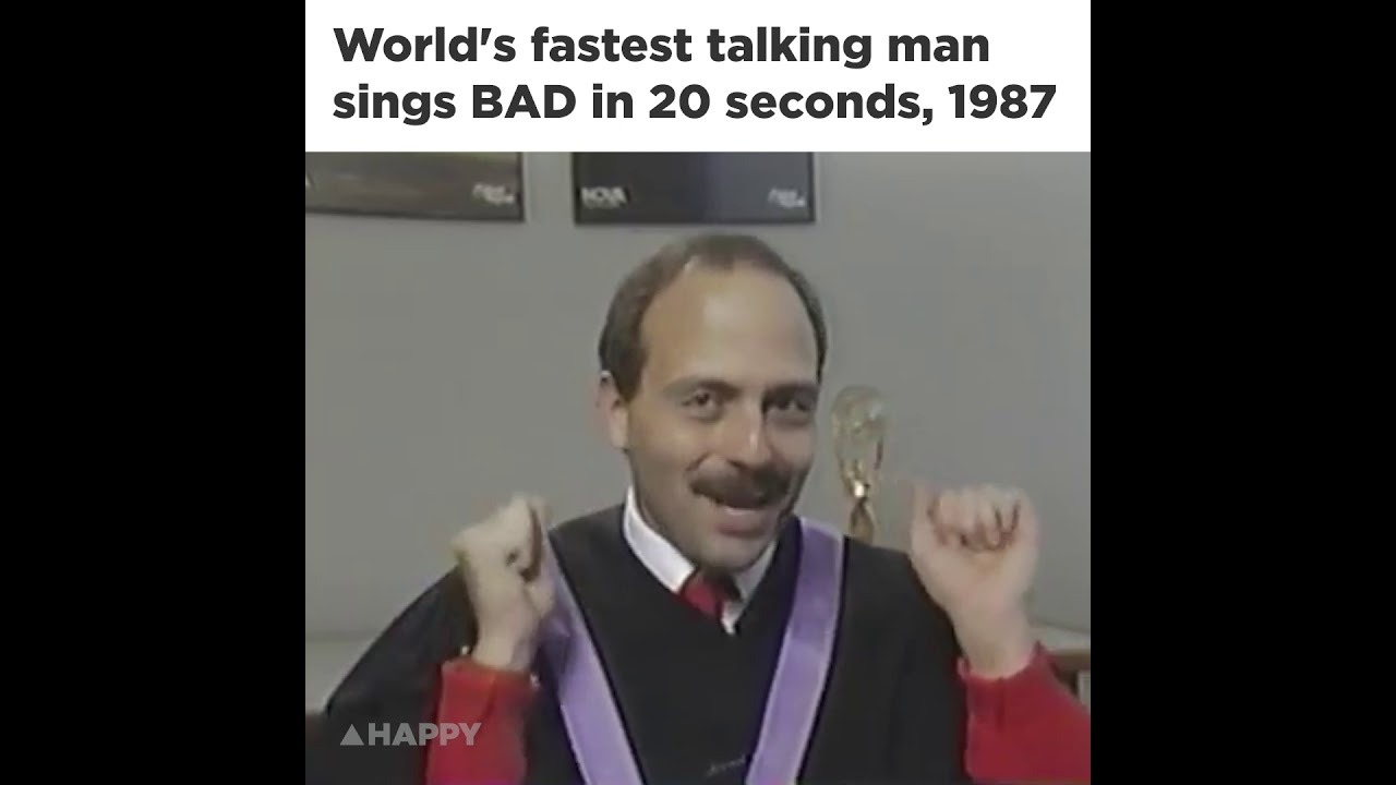 Meet the World's Fastest Talking Man - YouTube