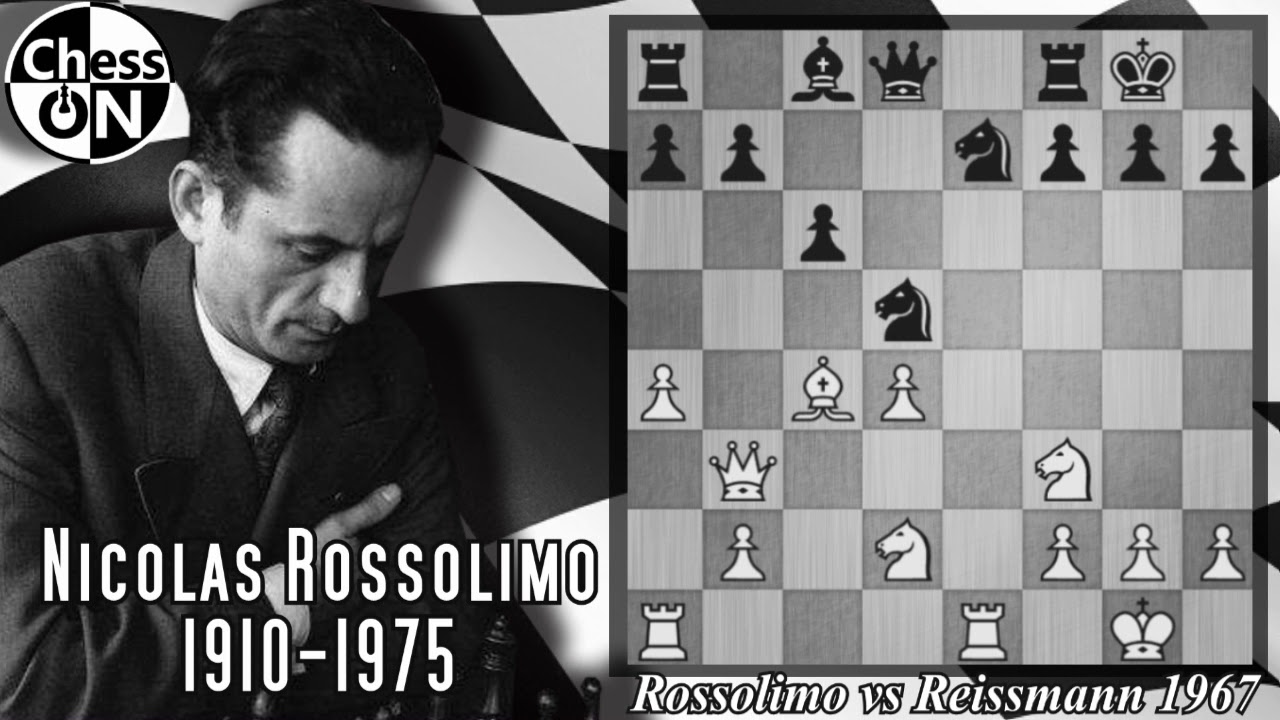 Game of the Day! Nicolas Rossolimo vs Paul Reissmann 1967 - YouTube