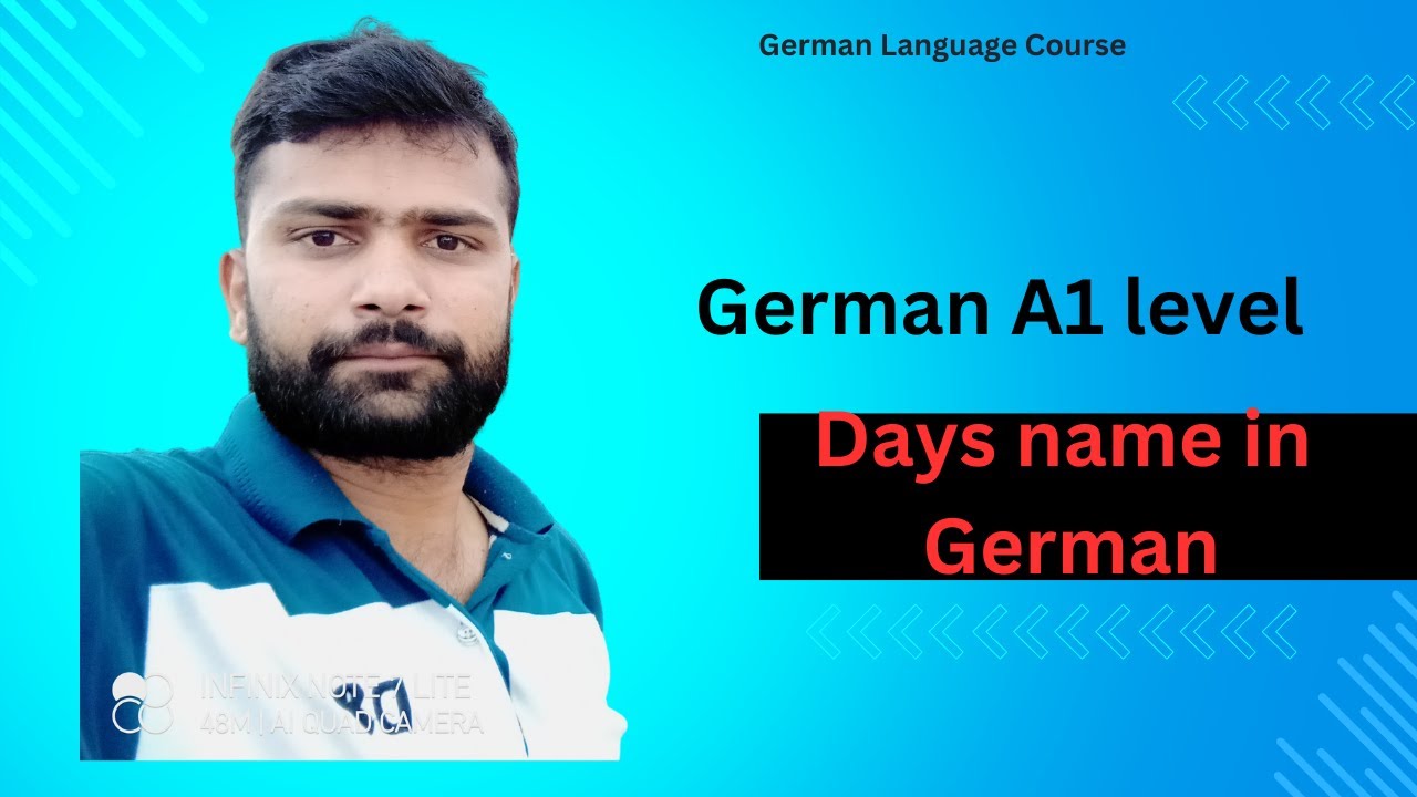 days name in german - YouTube