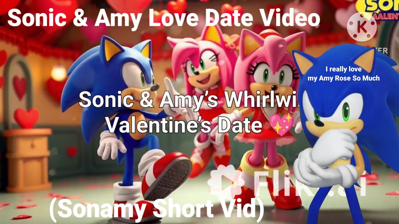 Sonic & Amy Love Date Video (Sonamy Short Vid) - YouTube