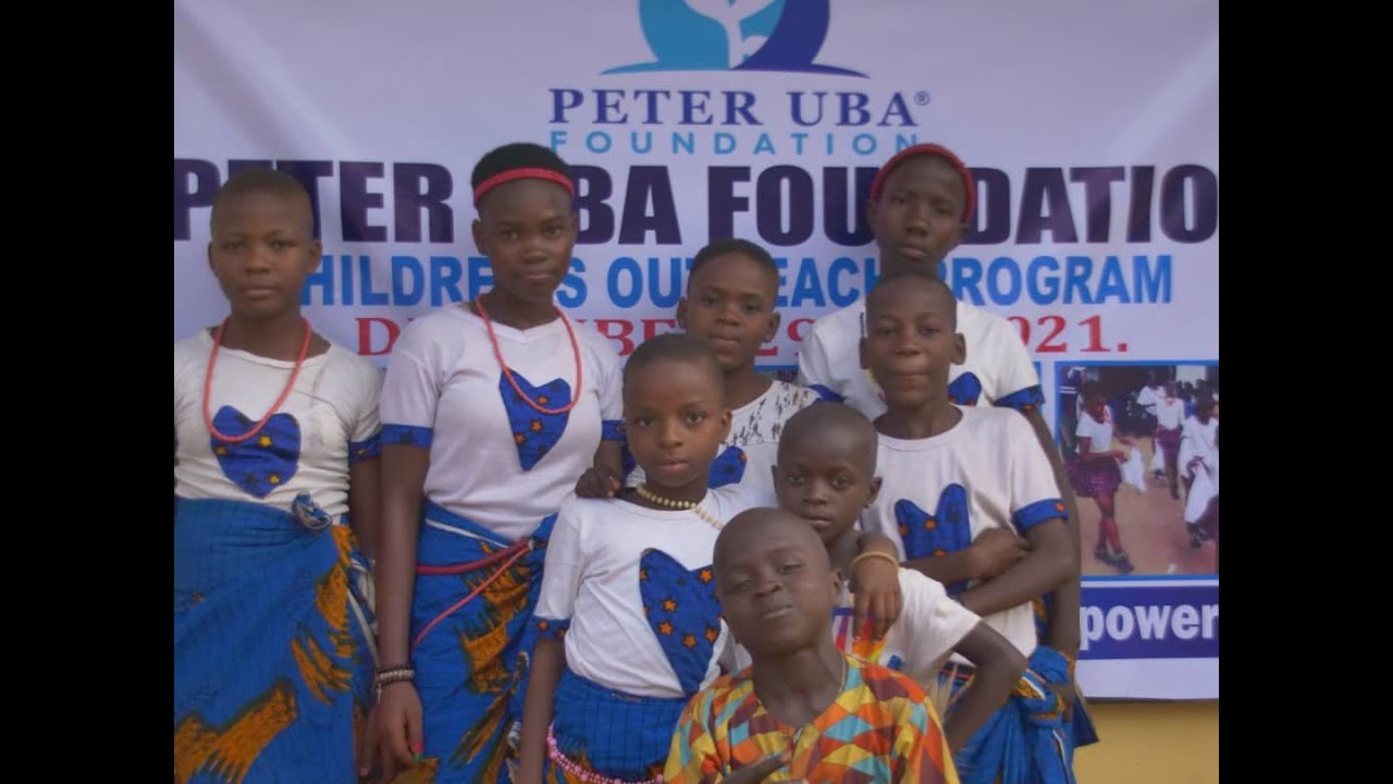 Our Children's Outreach Program | Christmas celebration | Peter Uba Foundation - YouTube