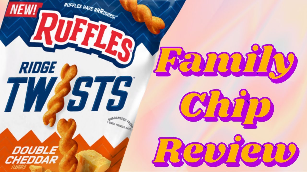 Ruffles Ridge Twists Double Cheddar Flavored Potato Snacks | Family ...