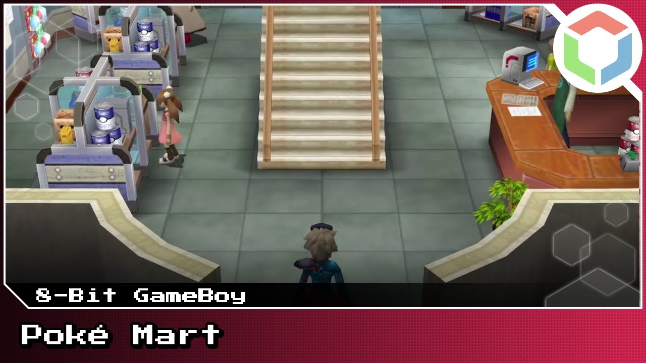 Poké Mart [8-bit GameBoy] | Pokémon Burning Colosseum - YouTube