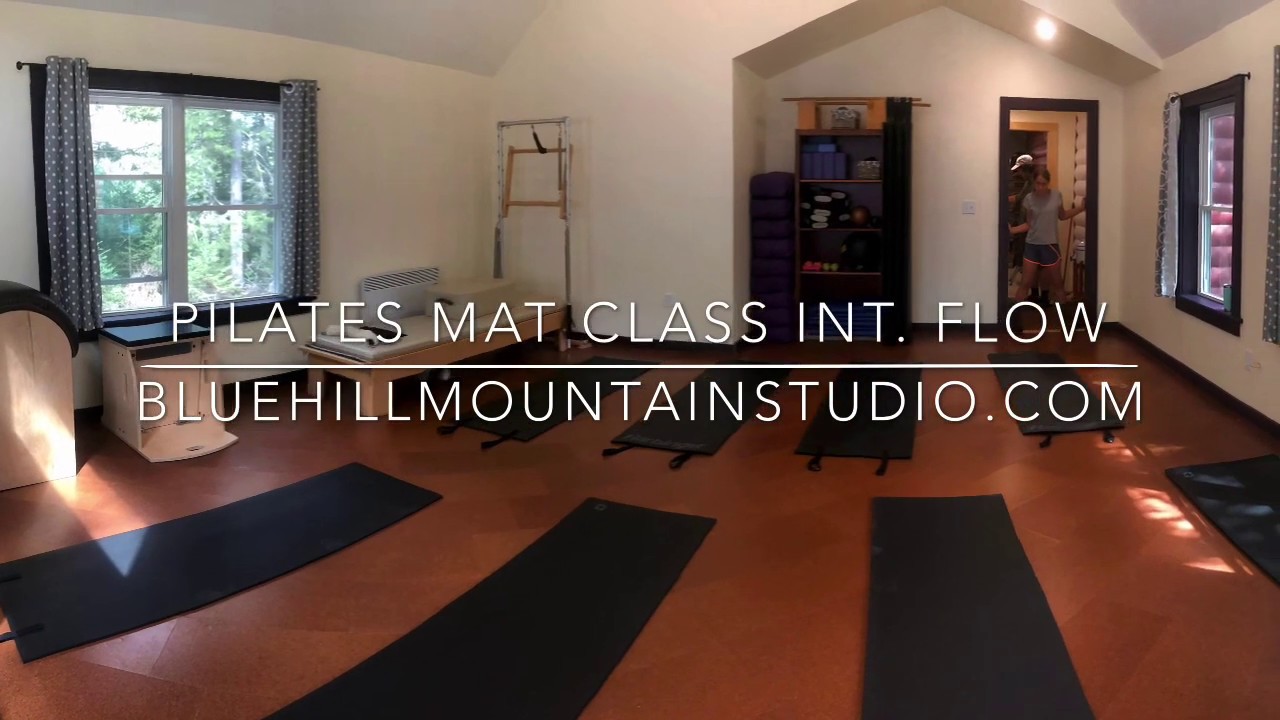 Pilates Mat Intermediate Flow - YouTube