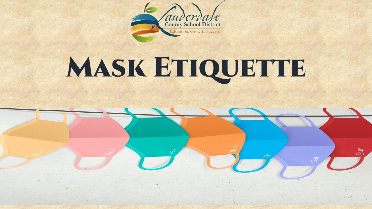 LCSD Mask Etiquette - YouTube