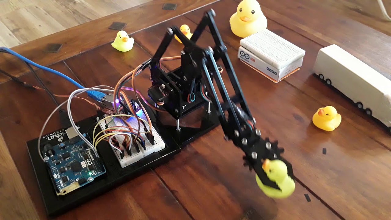 Robot Arm demo - YouTube