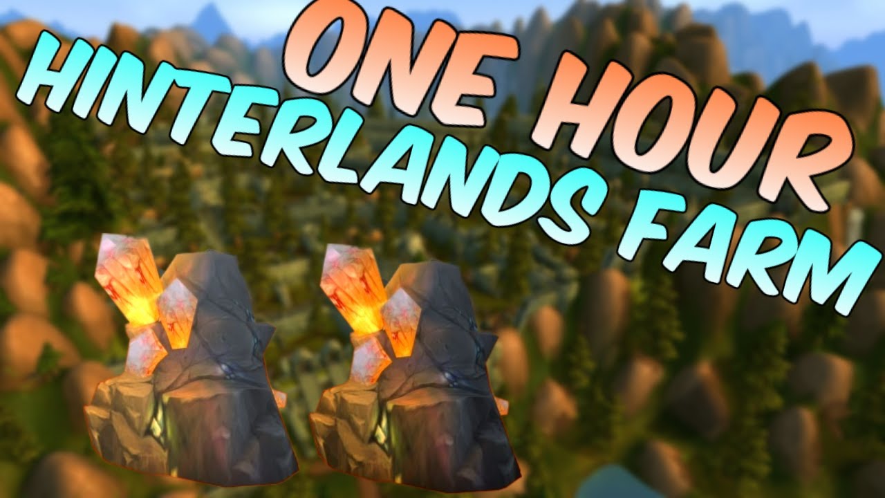 I FARMED HINTERLANDS FOR 60 MIN | HOW MUCH I MADE | WOW CLASSIC ERA ...