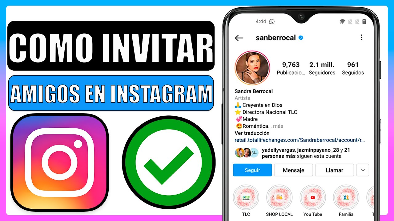 🔴Como invitar amigos en instagram - YouTube