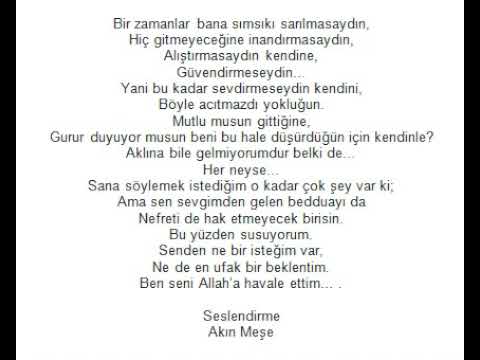 Akin Mese - Hak Etmiyorsun