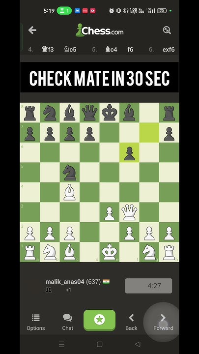 Check mate in 30 sec😲😯🔥🔥🔥 ️. #chess #chessgame #chesscom #chesspuzzle #chesstactics #chessmaster ...