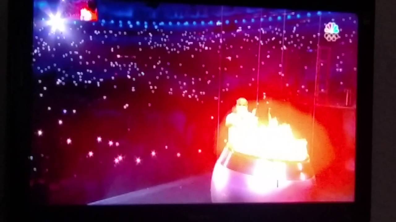 2016 Olympic Torch lighting cauldron - YouTube