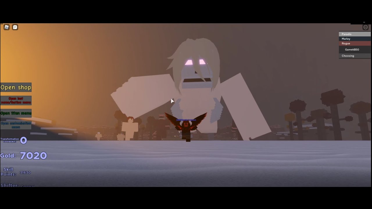 Roblox Attack on Titan InsertPlayground Rumbling - YouTube